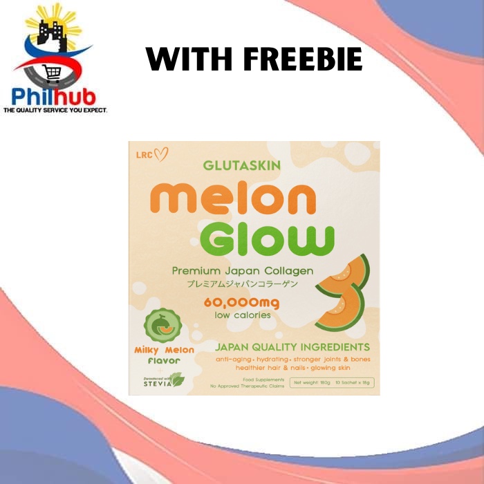 LRC Glutaskin Melon Glow Premium Japan Collagen 60000mg Low Calories ...