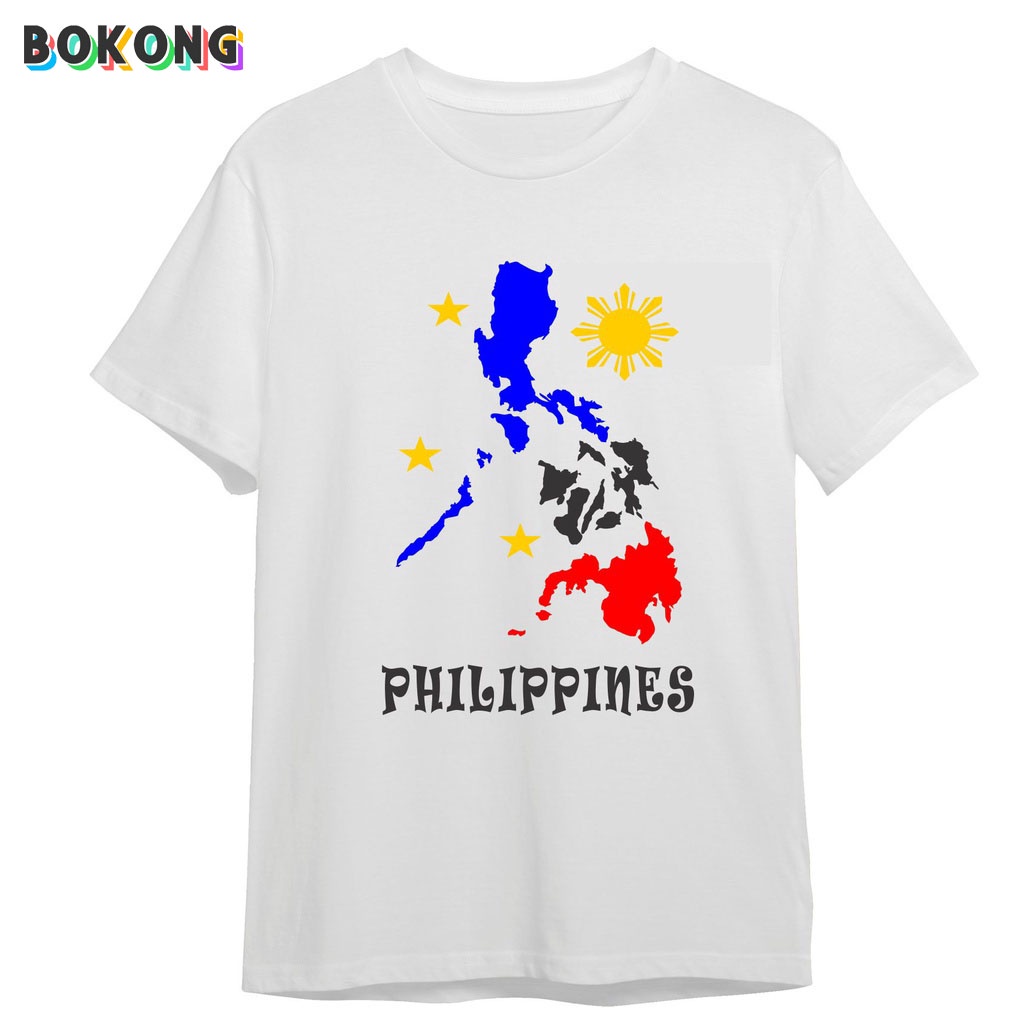[COD] Philippine Map Printed PH Shirt Blend - Pinoy Pilipinas Souvenir ...