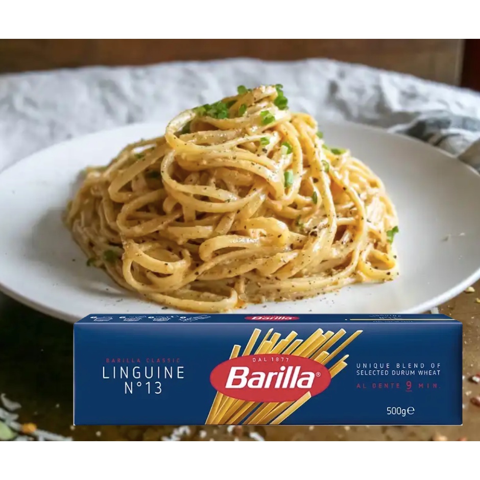 Barilla Linguine N.13 Durum Wheat Semolina Pasta, 500 grams | Shopee ...