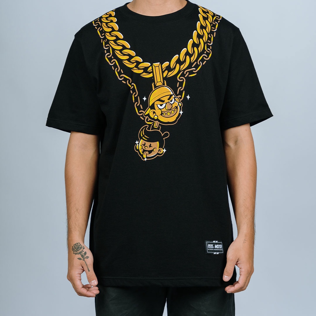 Nick Automatic X Master Collaboration "Chain Gang" Black T-shirt ...