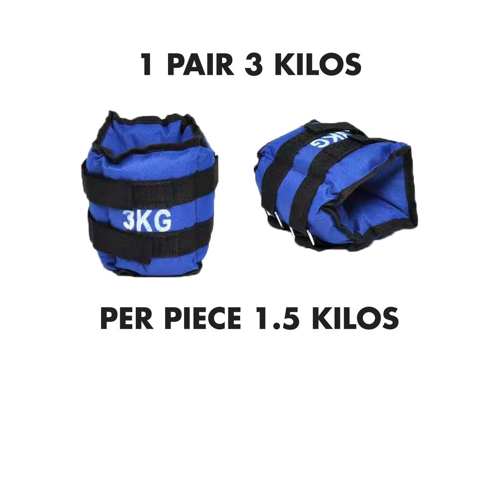 1 kg/1.5kg/2kg/3kg/4kg/5kg/6kg Sand bag Ankle sand Weight Velcro ...