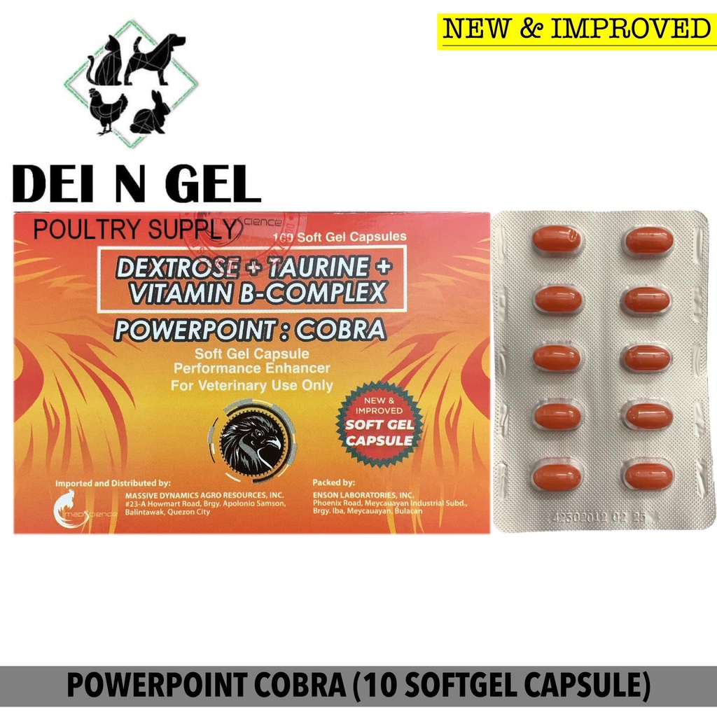 POWERPOINT: COBRA NEW & IMPROVED FORMULA (10 SOFTGEL CAPSULES) | Shopee ...