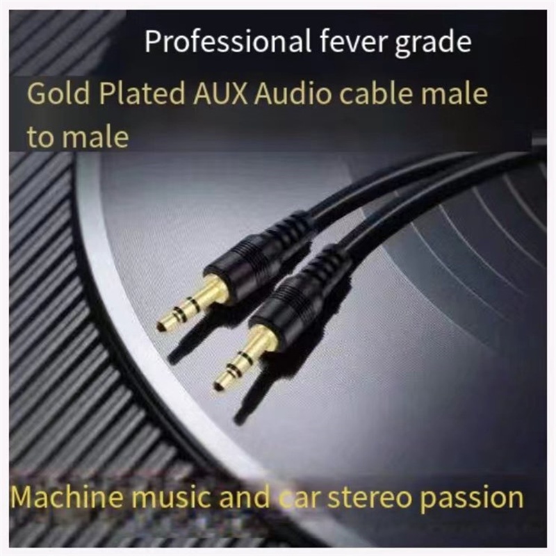 3.5Mm Audio Male To Male Connector Extension Aux Earphone Cable Plug ...