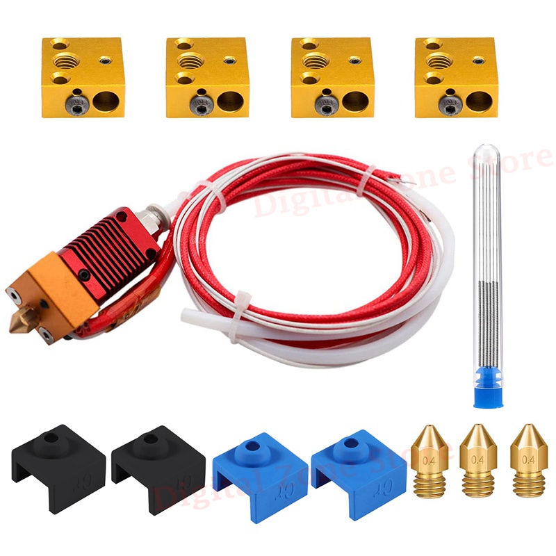Ender 3 Hotend Assembly Kit 24v 40w With 3d Printe Heater Block Mk8