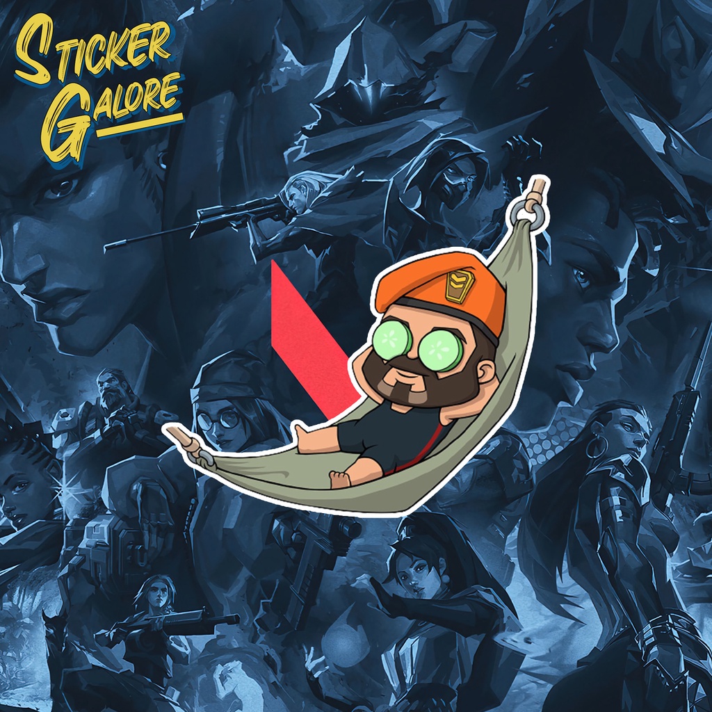 BRIMSTONE VALORANT SPRAY STICKERS (WATERPROOF AND SCRATCH PROOF, VINYL ...