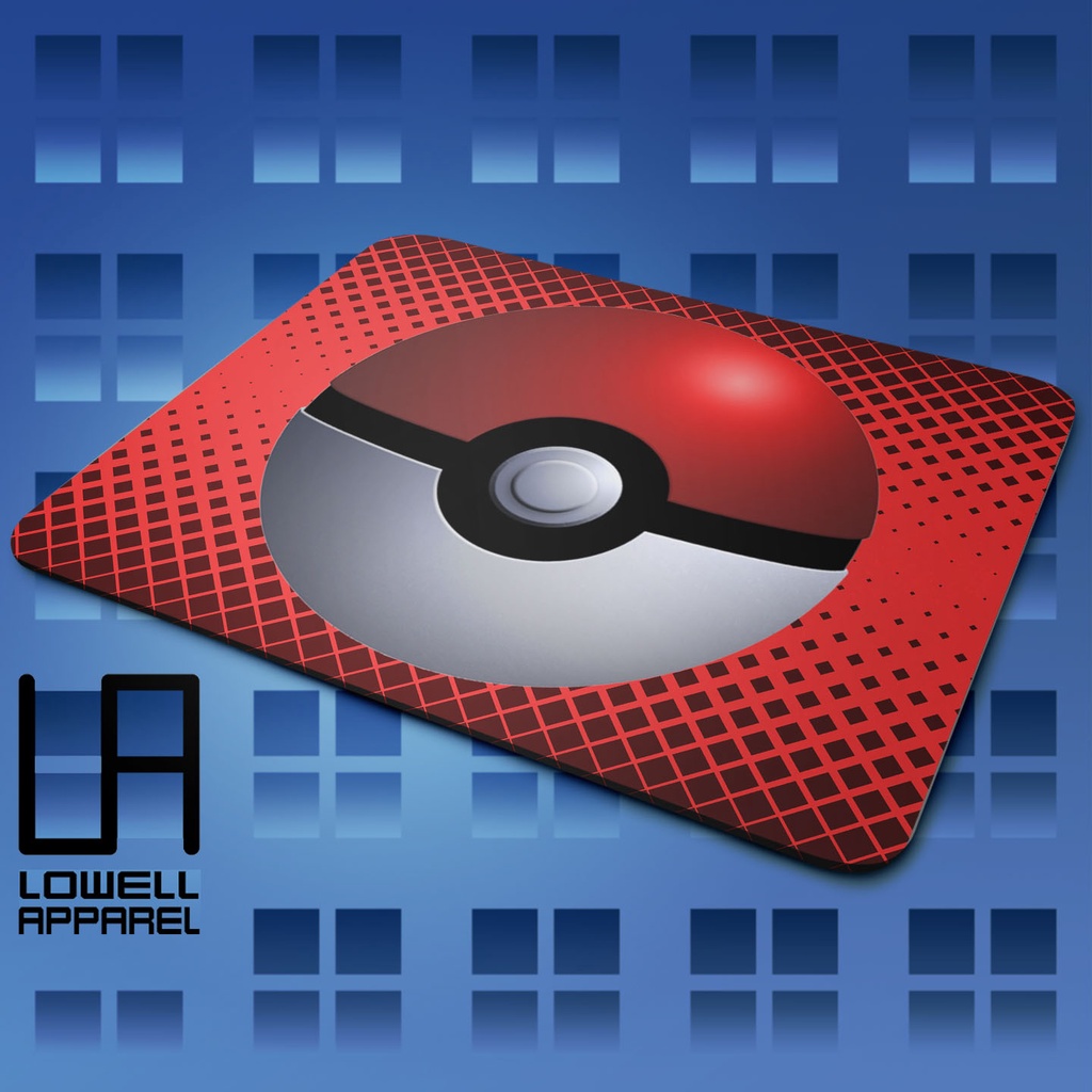 Pokemon Ash Pikachu Charmander Bulbasaur Squirtle Pokeball Mousepad ...