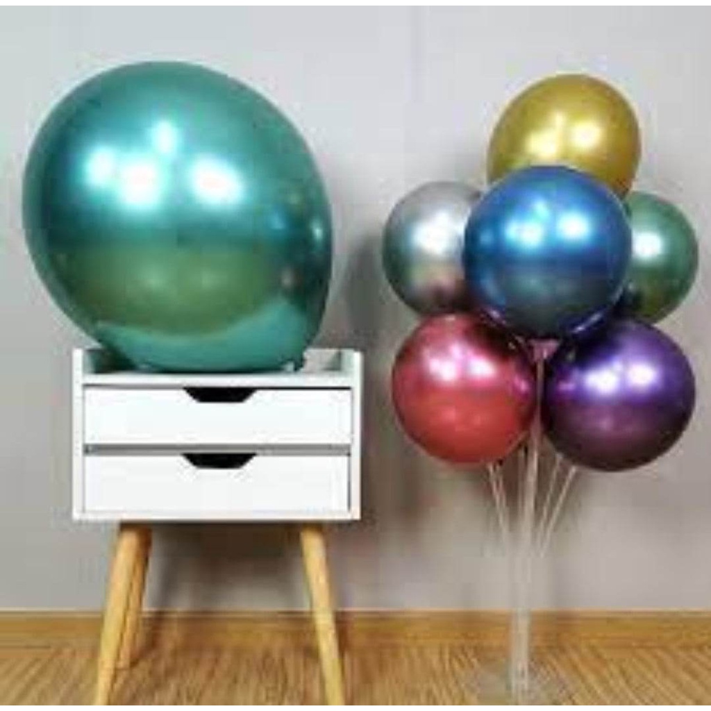 18 inch Chrome Shiny Balloon for Party Christening Anniversary Gender ...