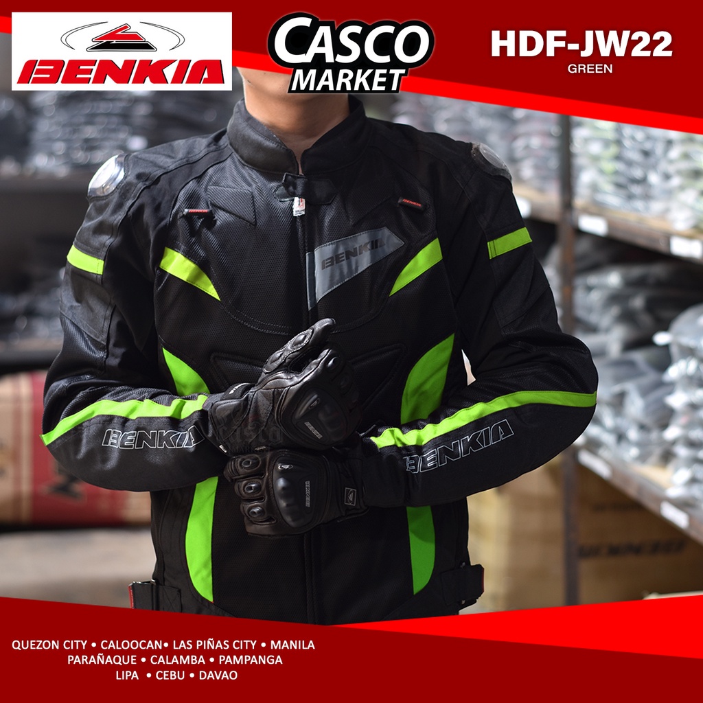 BENKIA HDF-JW22 MOTORCYCLE RIDING JACKET (FOR MEN) | Shopee Philippines