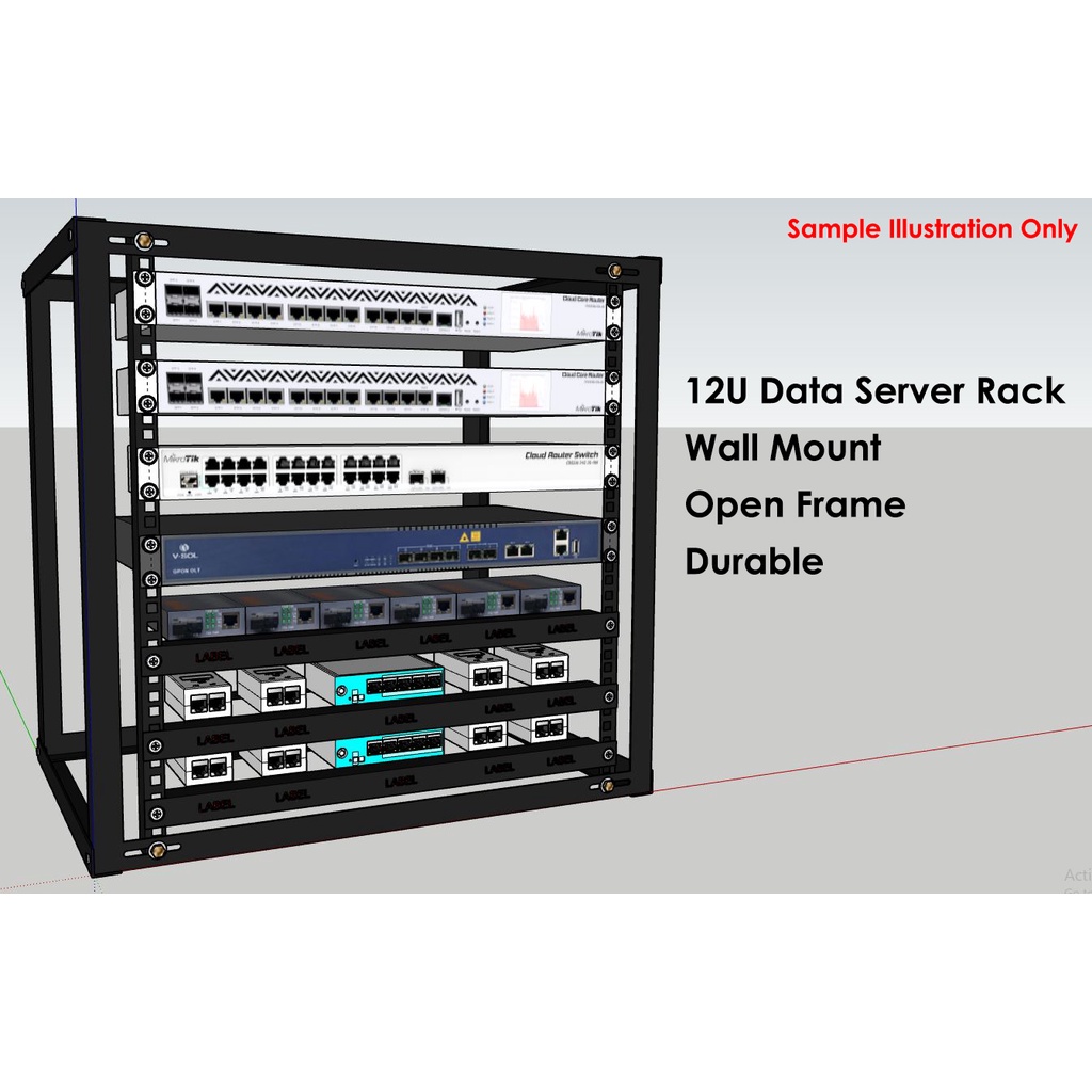 12U Data Server Rack / Server Rack / Data Cabinet / Server Cabinet ...