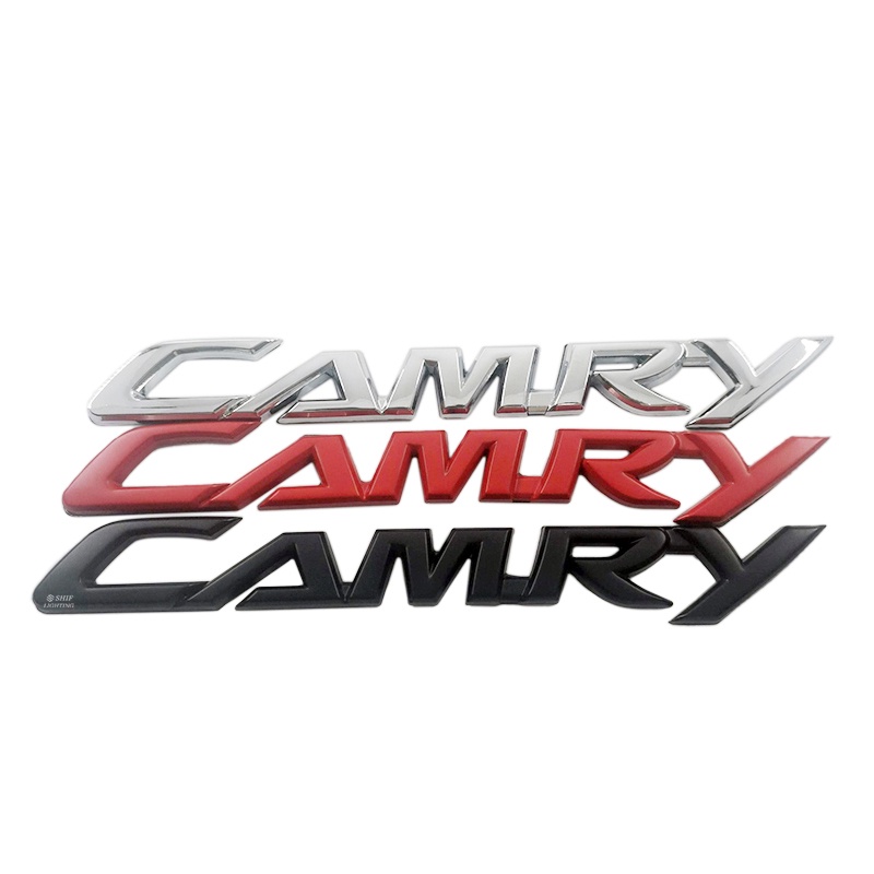 1 x Metal CAMRY Letter Logo Car Auto Rear Trunk Emblem Badge Sticker ...
