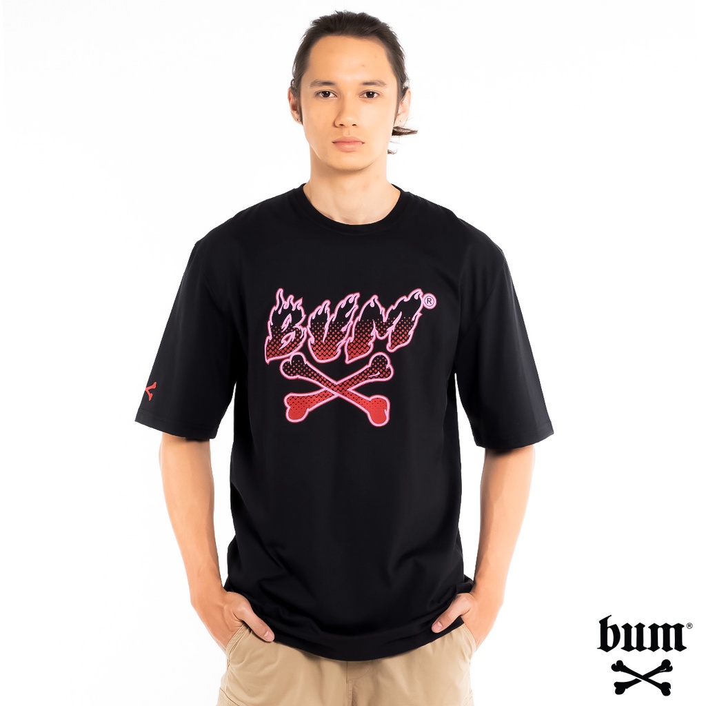 BUM Men's Oversized Shirts Street Wear Fashion with 3D Graphic Printed ...