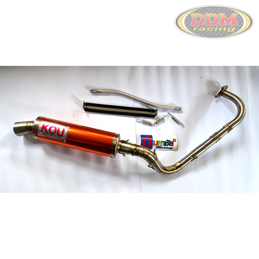 KOU Racing Pipe for Honda CLICK125 Old. Tube type. Standard. Orange ...
