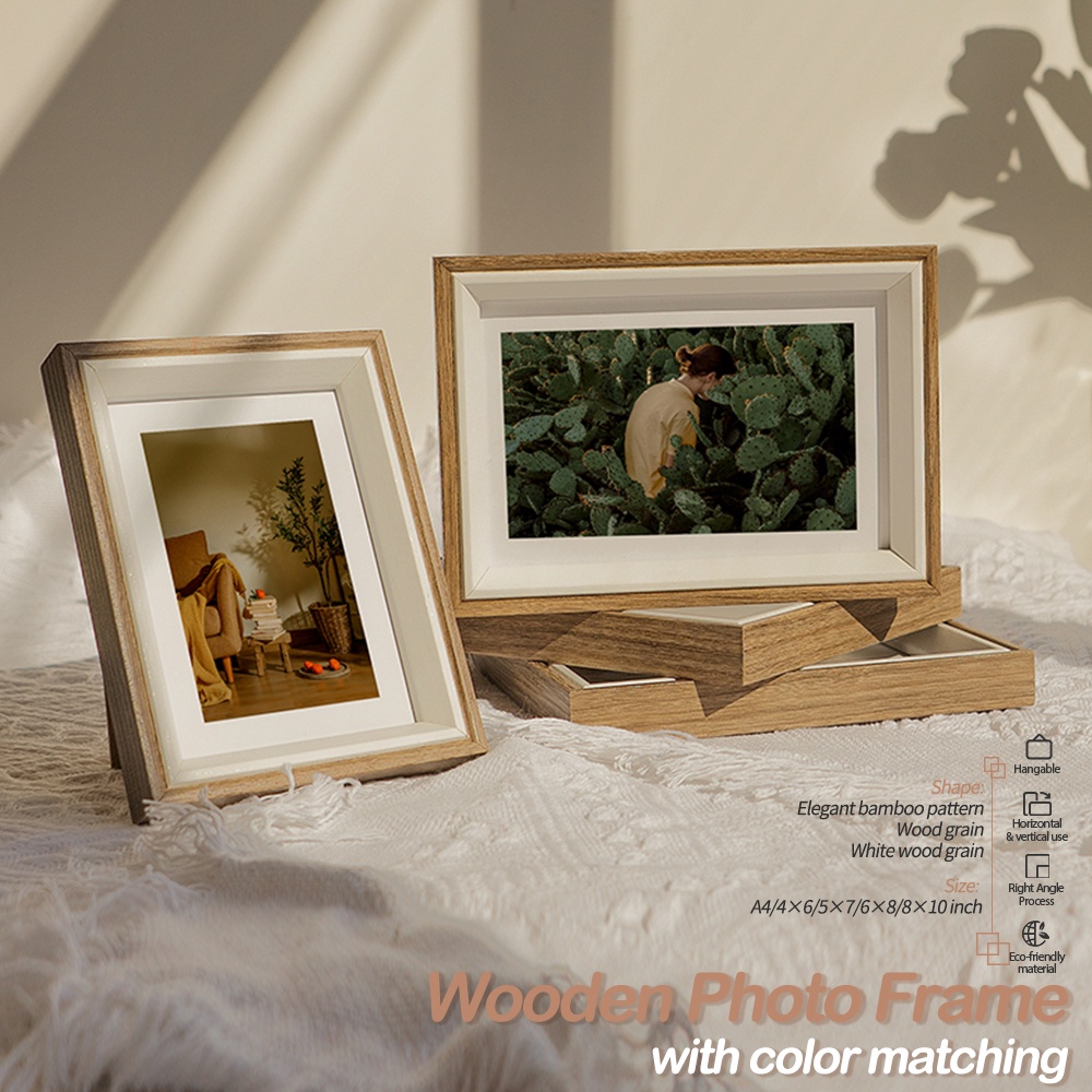 Fashion Picture Frame Wooden Photo Frame Vintage A4/A5/4*6/5*7/8*10 ...