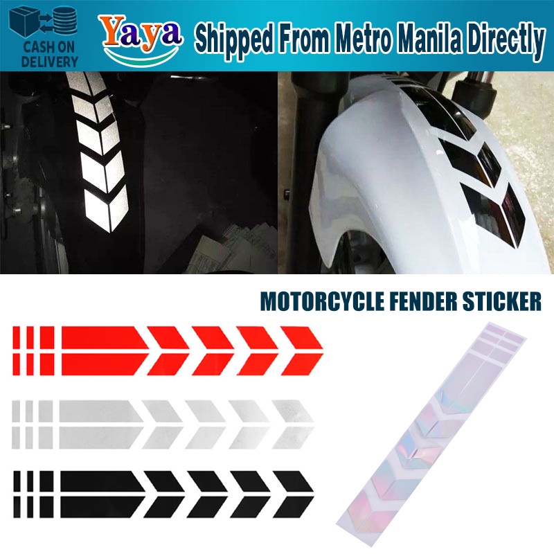 【Fast Delivery】Motorcycle Mudguard Truck Is Pasted With Reflective Belt ...