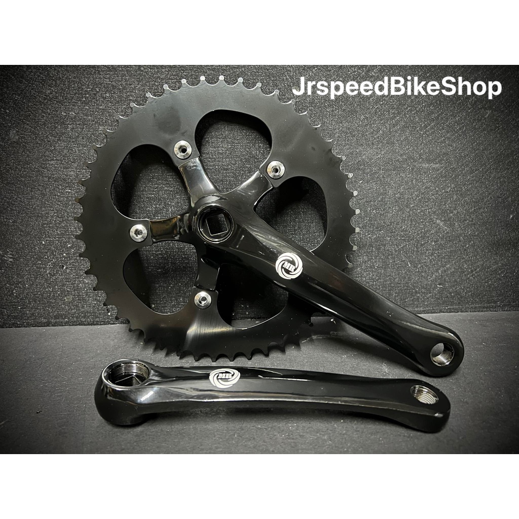 MR Fixie Crankset 44T 46T 48T 52T Fixed Gear Square Tapered Crankset ...