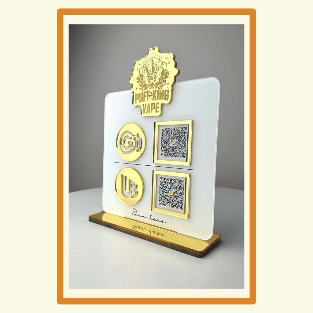 Premium QR Code Stand for Bundle Orders Perfect for Events and Office ...