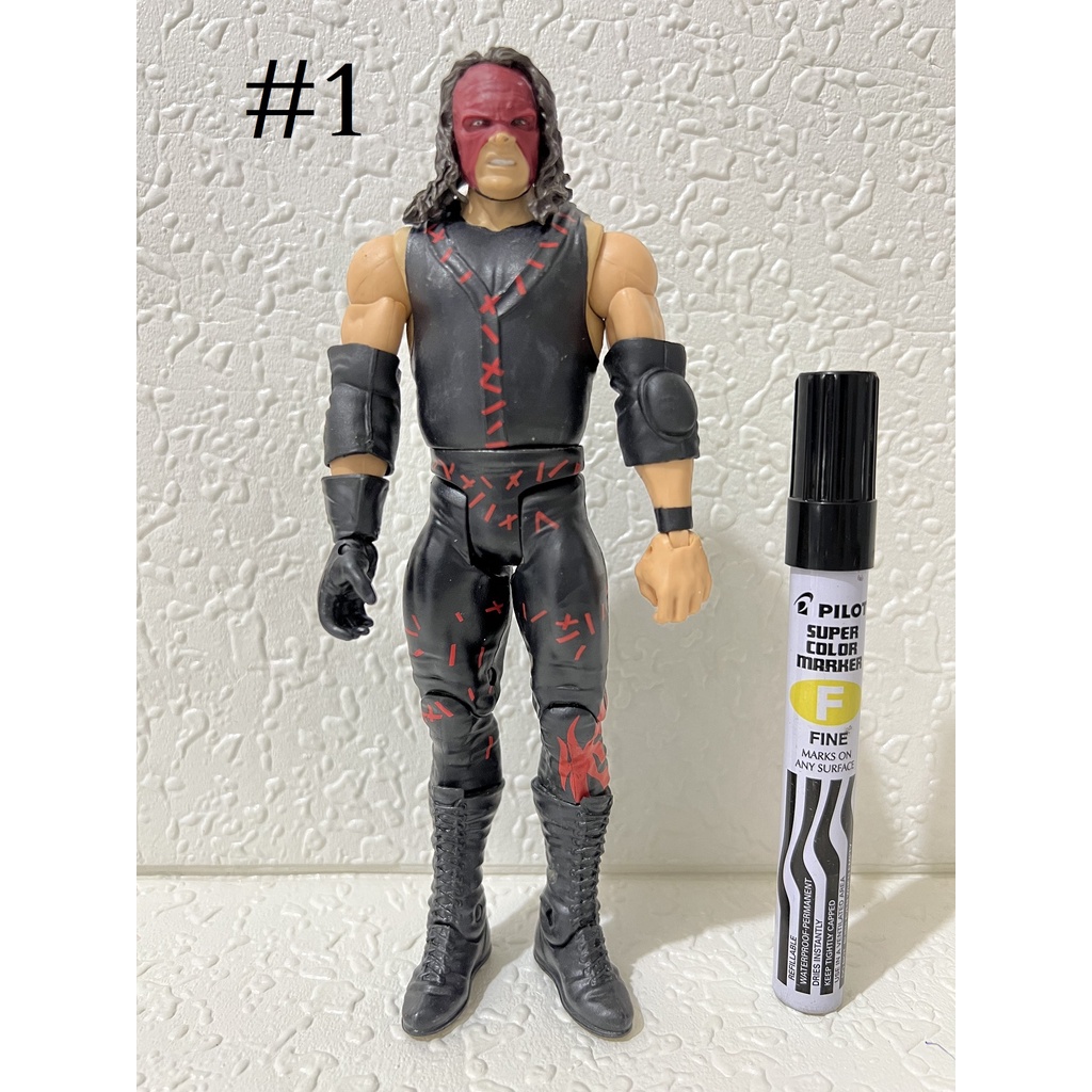 WWE Kane,Batista,Aj Style,Stone Cold,Tensai,Kurt Angle,Mankind Mattel Basic Action Figure ...