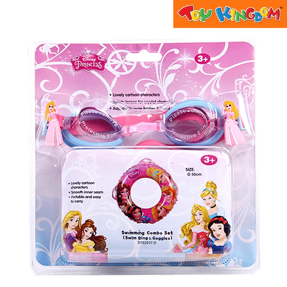Disney Princess Pink Swim Ring and Goggles Set | Shopee Philippines