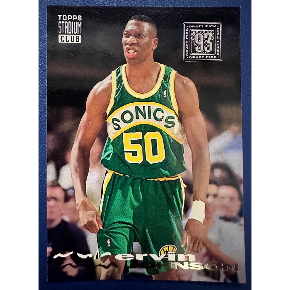 1993 Topps Stadium Club Basketball Card - Seattle Super Sonics ...