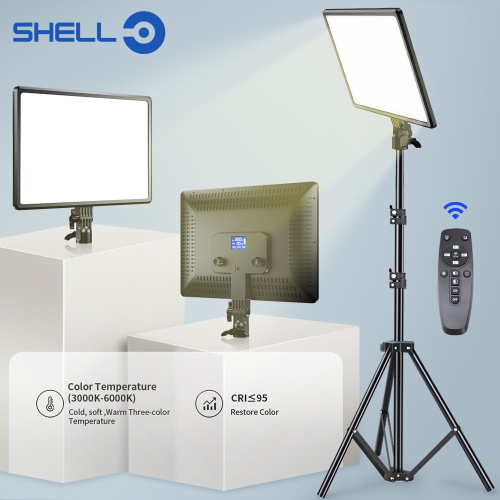 14 inch LED Video Light Panel Bi-Color Photography Lighting for Live ...