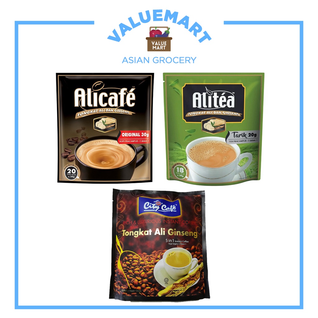 Alicafe Alitea City Cafe Original Malaysian Instant White Coffee Mix ...