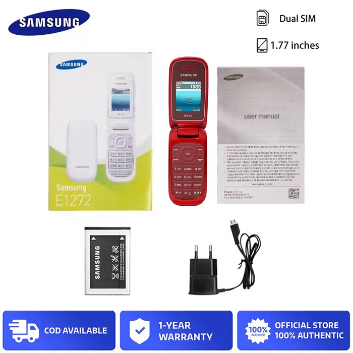 Original SAMSUNG B105E Keypad Phone Original Backup cellphone Single ...