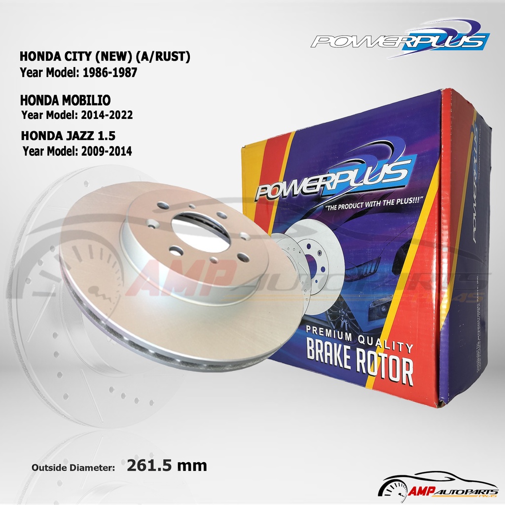 Brake Disc Rotor For HONDA CITY (NEW) (DB-1991) (A/RUST) HONDA MOBILIO ...