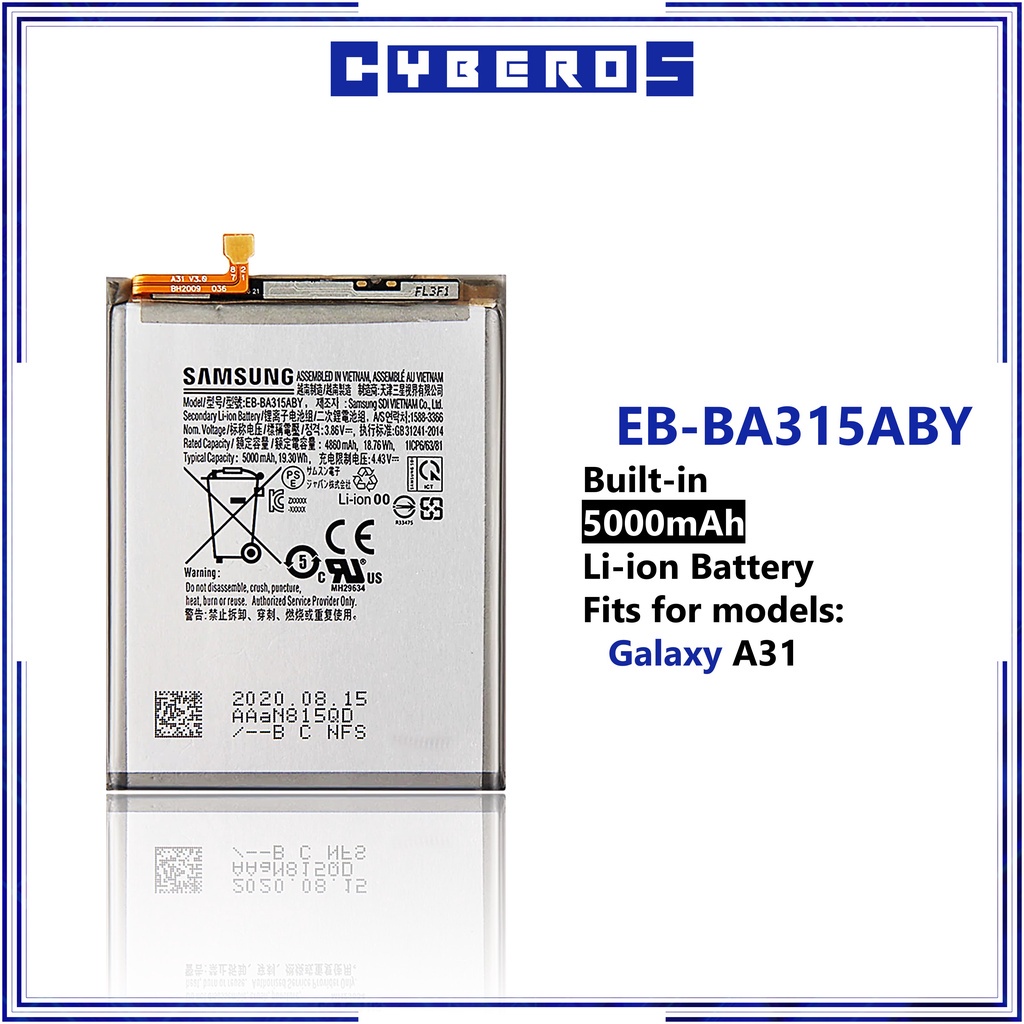 Battery of Samsung Galaxy A31 EB-BA315ABY | Shopee Philippines