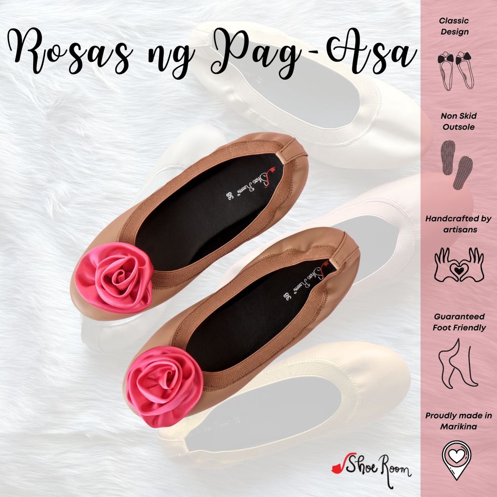 Shoe Room Marikina Made Doll Shoes Rosas ng Pag-Asa Ballet Flats ...