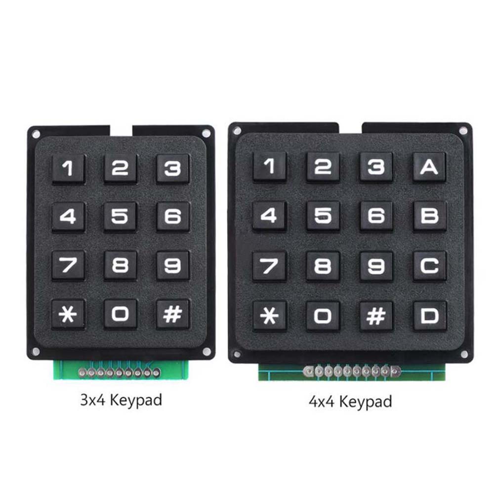 4x4 Matrix Keyboard Keypad Module Use Key PIC AVR Stamp Sml 4 * 4 ...