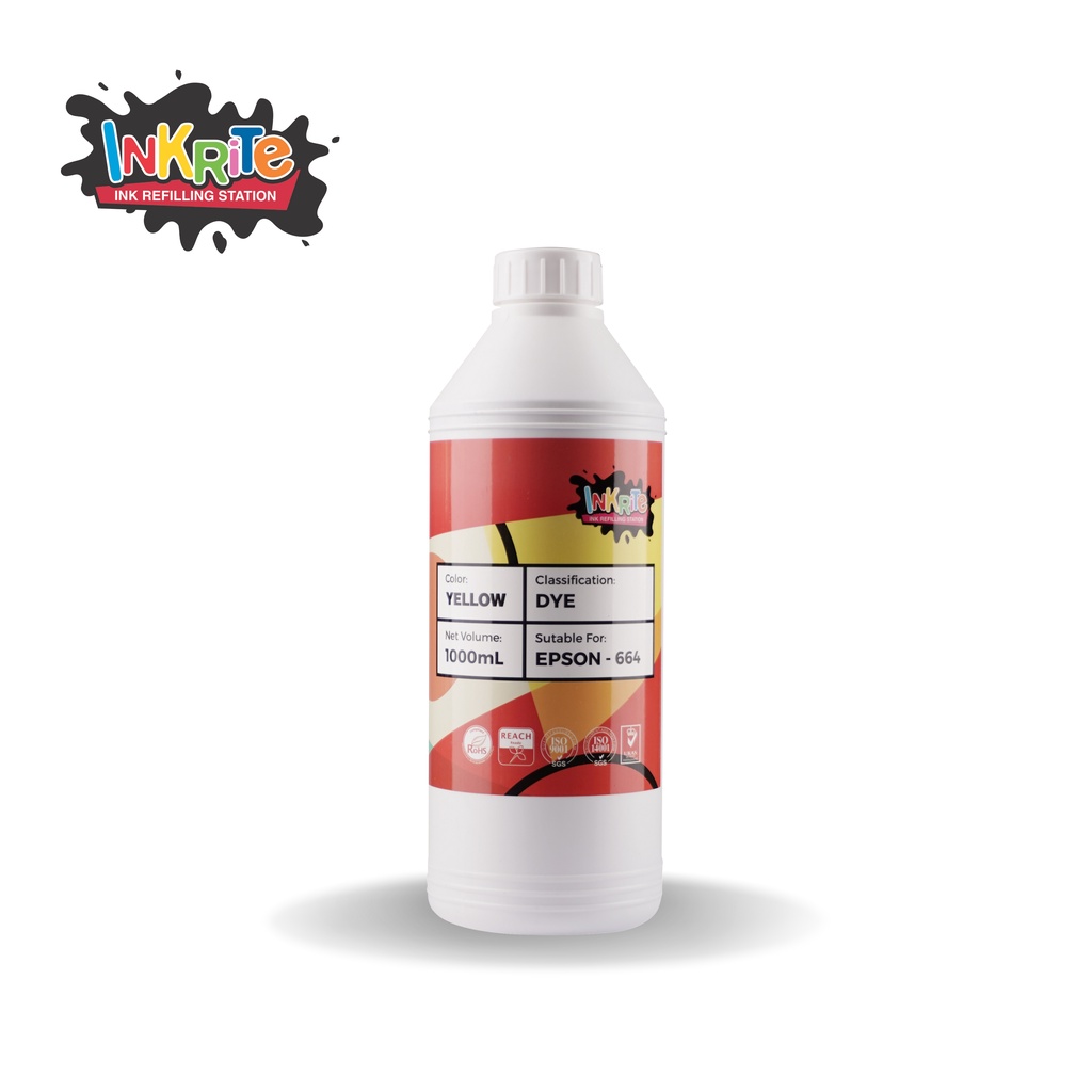 Inkrite Ink for Epson L-Series 664 Inkjet Printers, 1000 ml | Shopee ...