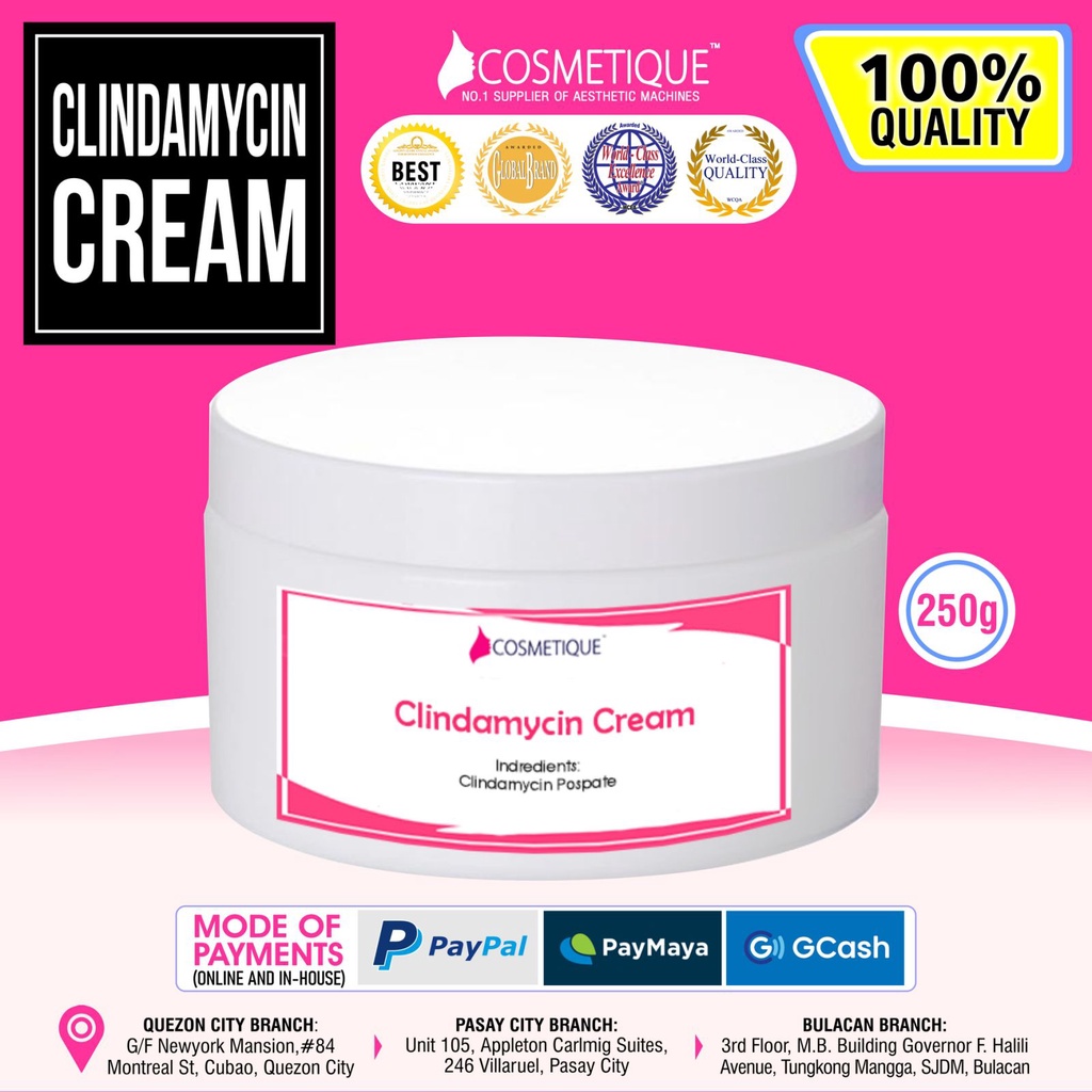 Clindamycin Cream for Acne 250grams | Shopee Philippines