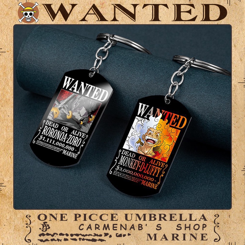 Anime One Piece Keychain Luffy Keychain Pendant Key holder Ring ...