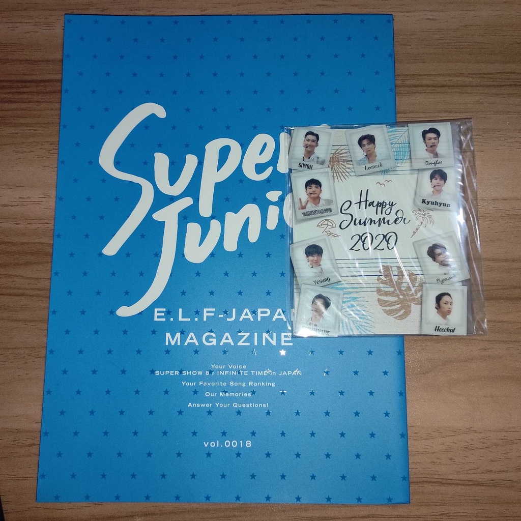 Super Junior ELF Japan Fanclub Magazine | Shopee Philippines
