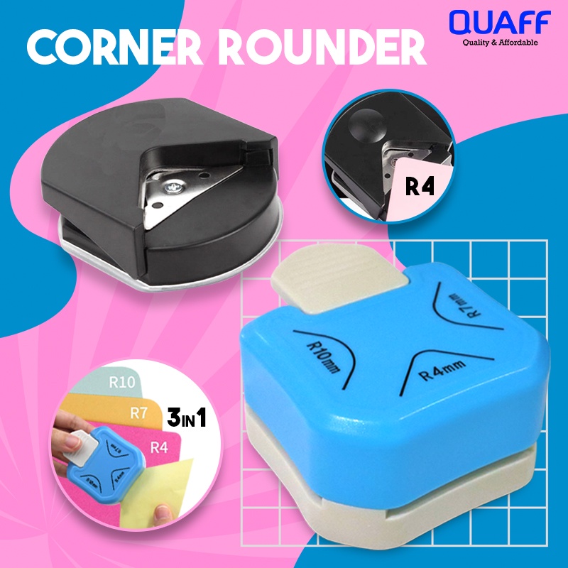 R4 Corner Rounder Puncher / 3-in-1 Round Corner Trimmer Puncher R4mm ...