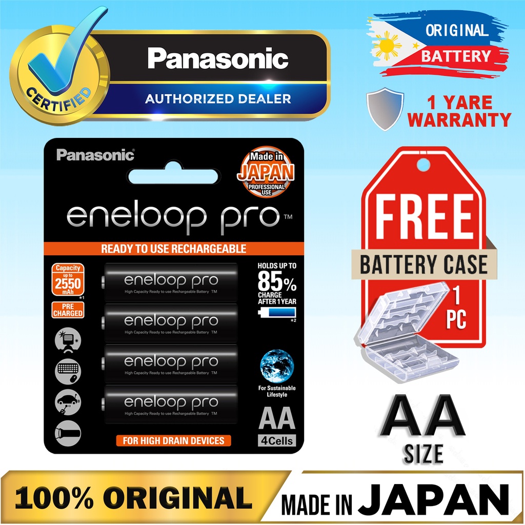 Panasonic Eneloop Original Battery AA AAA Rechargeable Battery NI-MH ...