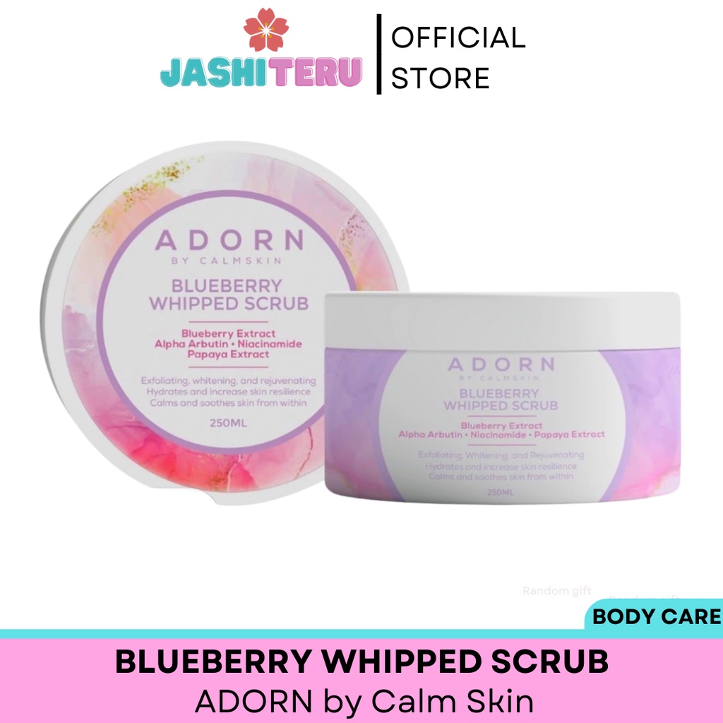 ADORN Blueberry Whipped Scrub 250ml | Niacinamide Alpha Arbutin ...