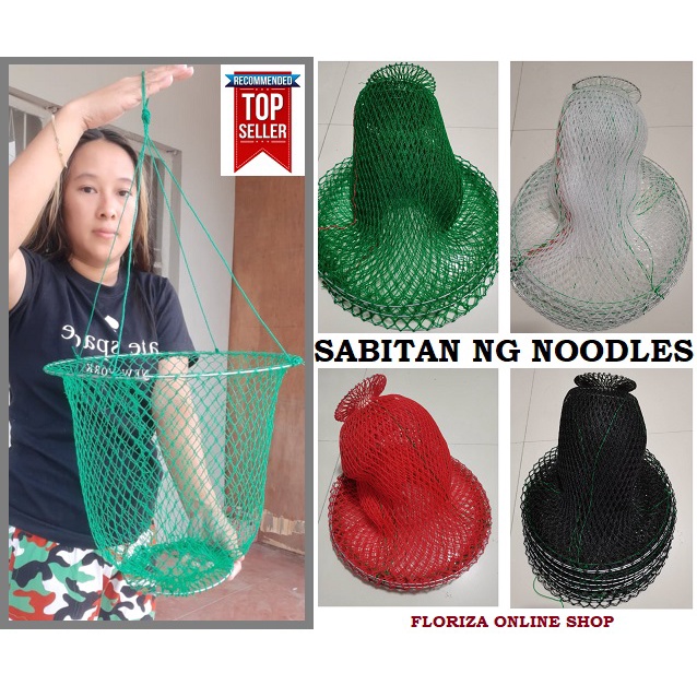 5 Pieces Quality Hanging Net Basket Buslo Noodle Baskets Organizer ...