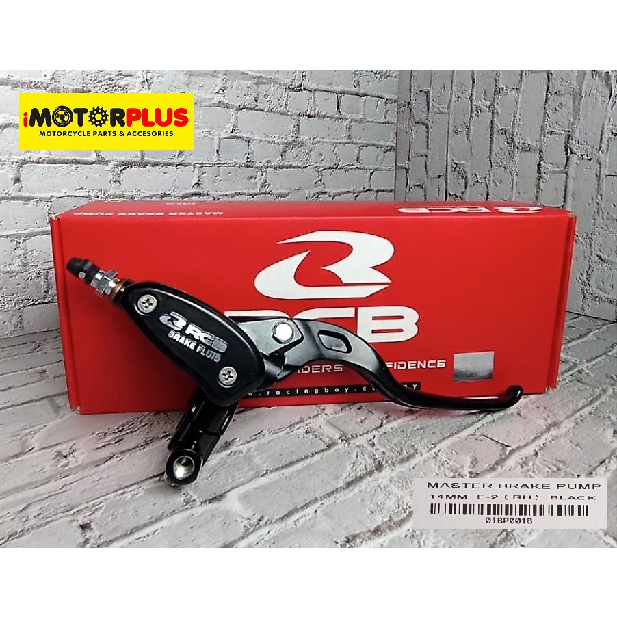 RCB E2 MASTER BRAKE PUMP RH 14mm BLACK | Shopee Philippines