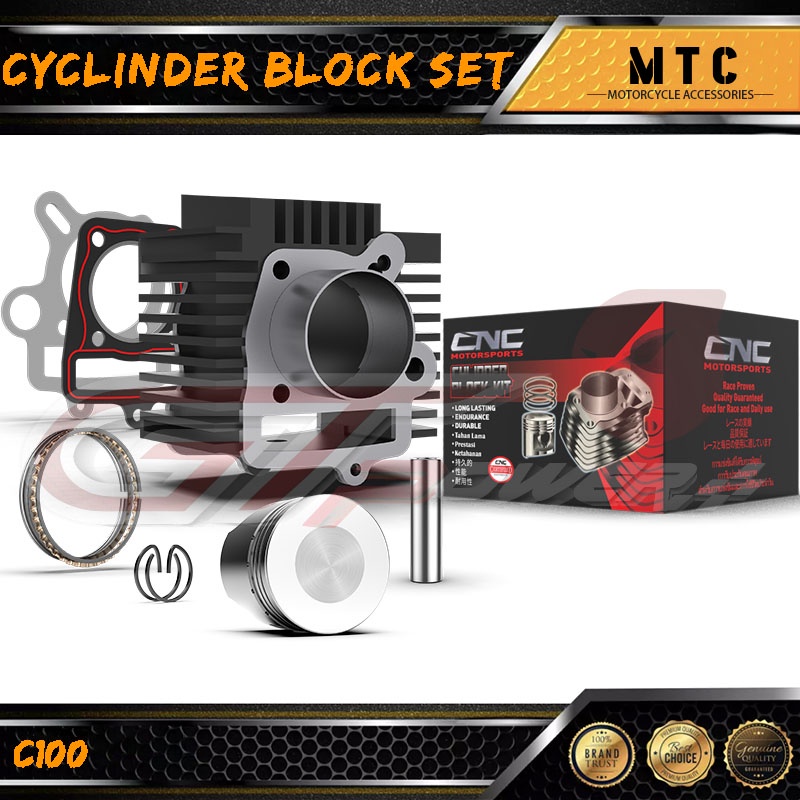 CNC Cylinder Block Set C100 STD / Dream STD Φ50MM | Shopee Philippines