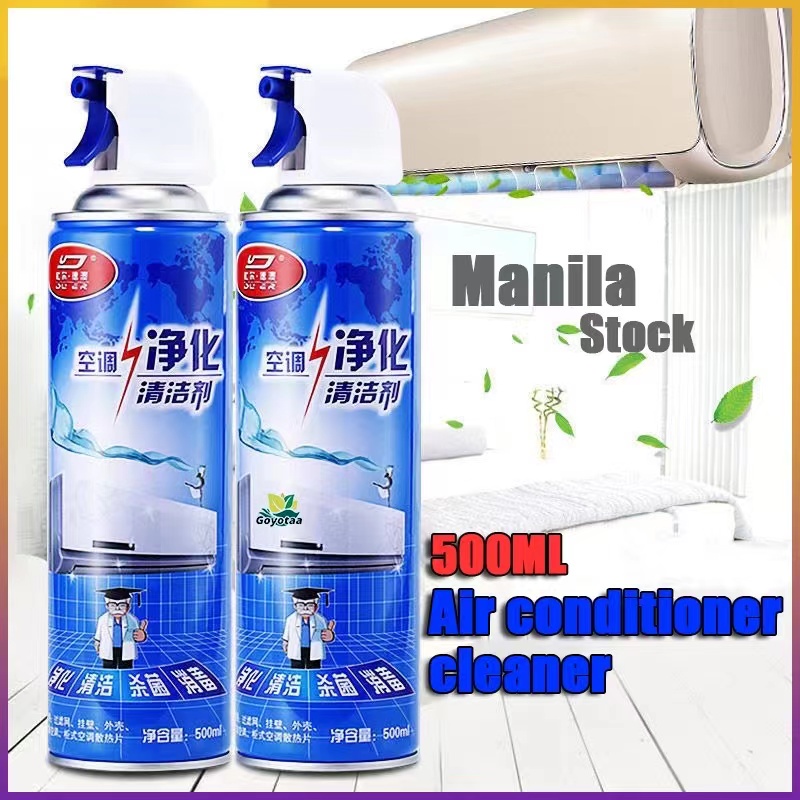 500mI Air Conditioner Cleaner Spray CleaningAgent Foam Polyester Dust ...