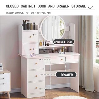 ALVIN Dressing Table Bedroom Minimalist Modern Ins Dressing Table ...