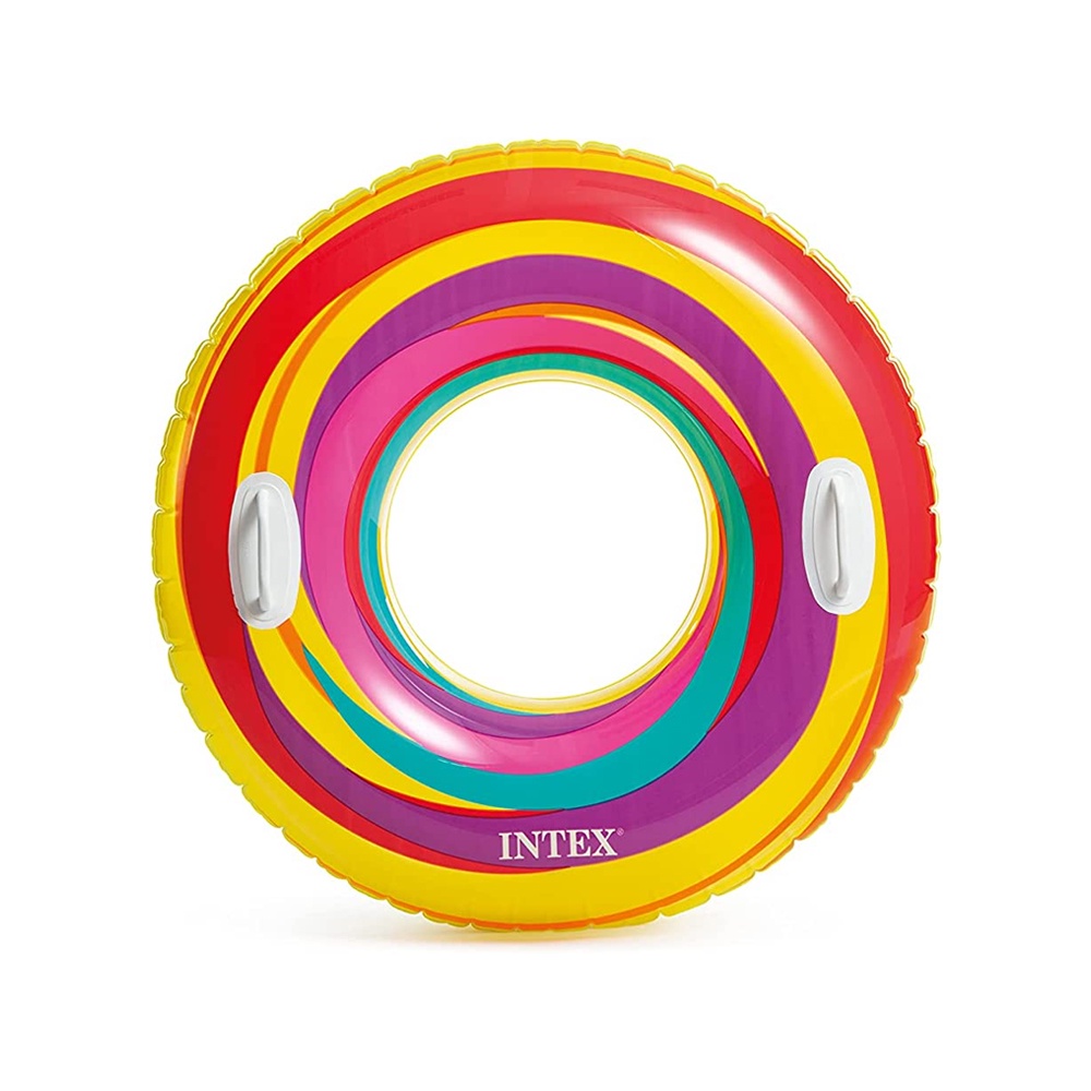 Intex 36 Inches Swirly Whirly Inflatable Pool Swim Tubes | Shopee ...