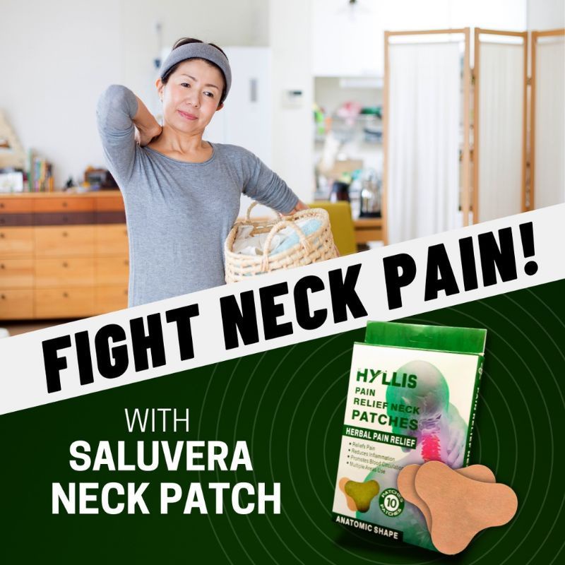 Authentic Saluvera Hyllis Pain Reliever Patch, Cervical Frozen Shoulder ...