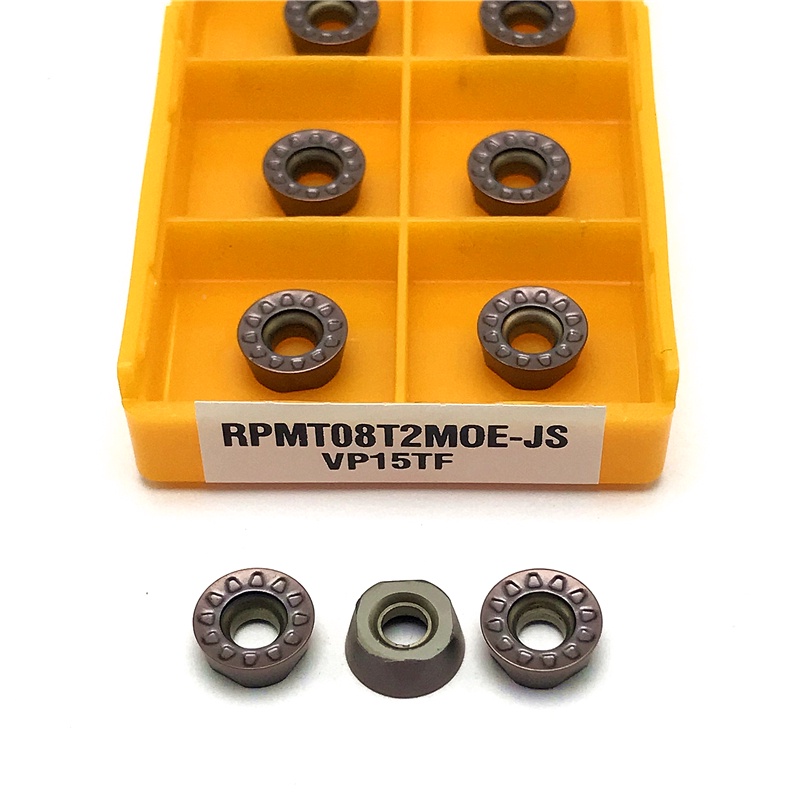 RPMT08T2MOE JS VP15TF R4 Milling Inserts Carbide insert C tool ...