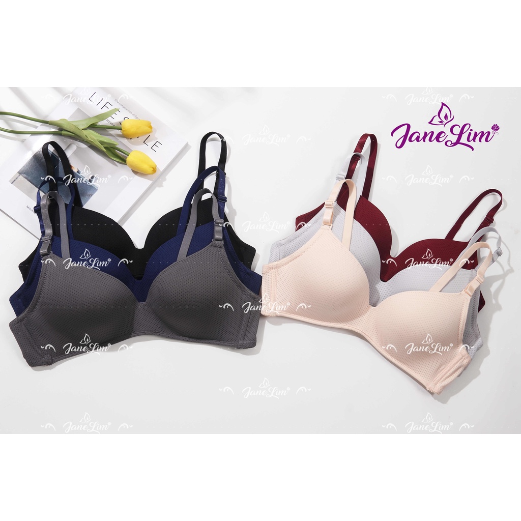 Janelim Cotton Seamless Wireless A.B cup bra 9832 34-38 | Shopee ...