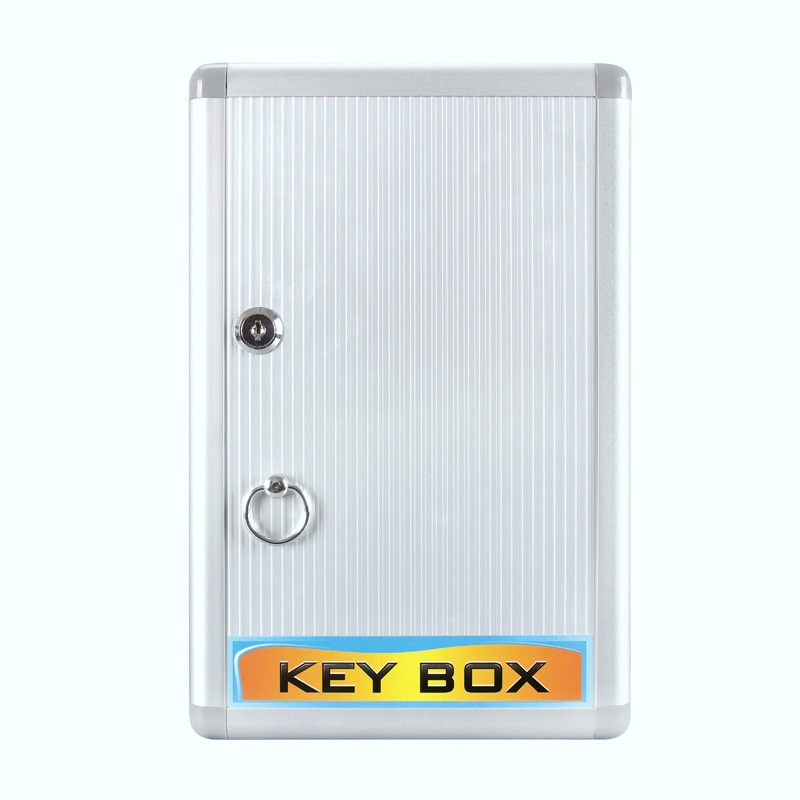 Key Lock Box Wall-Mounted 24-Bit Key Box Aluminum Wall Mount Storage ...