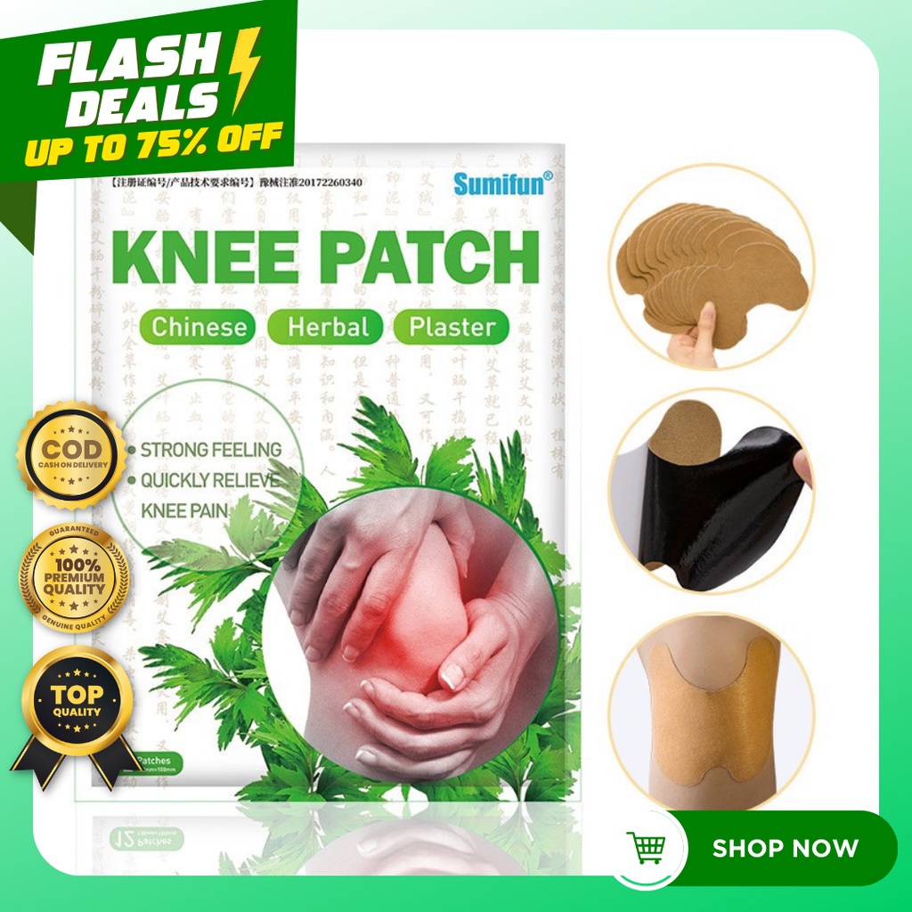 Original 100% Effective Knee Patch Chinese Herbal Plaster 10pcs Knee ...