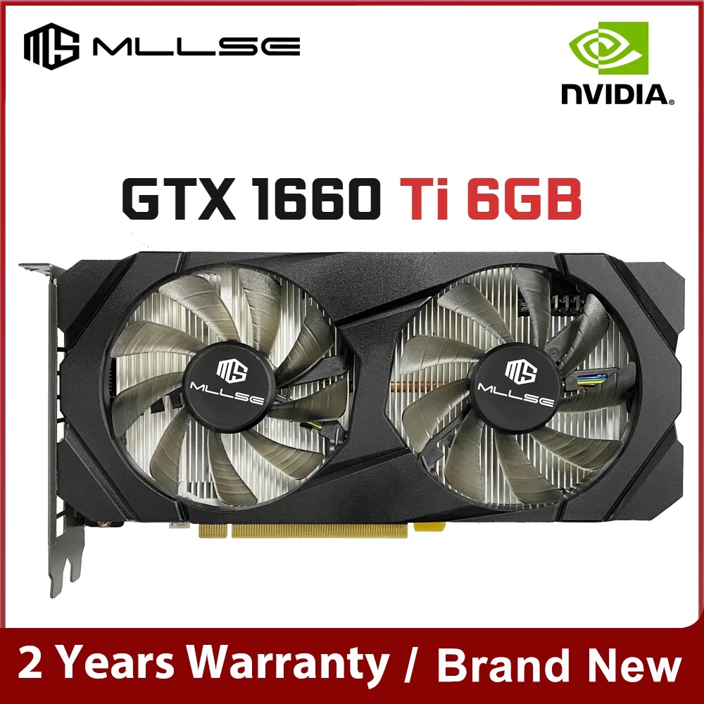 MLLSE Graphics Card GTX 1660Ti 6GB X-GAME NVIDIA GPU GDDR6 192bit 8Pin ...