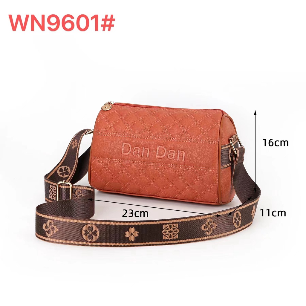 WSAR Genuine Leather Casual Crossbody Bag Barrel Shaped Evening Bags ...